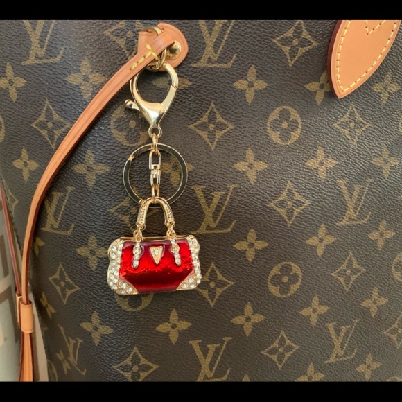 Bags | Nwt Mini Red Purse Bag Charm Keychain | Poshmark